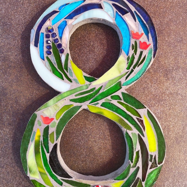 Mosaic Numbers - Etsy