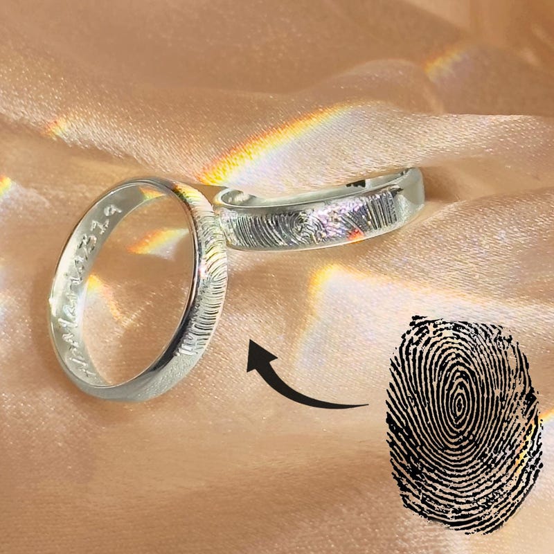 Fingerprint Ring - Etsy