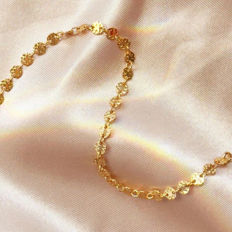 Simple Chain Anklet, Delicate Gold Anklet, Dainty Chain Anklet, Thin ...