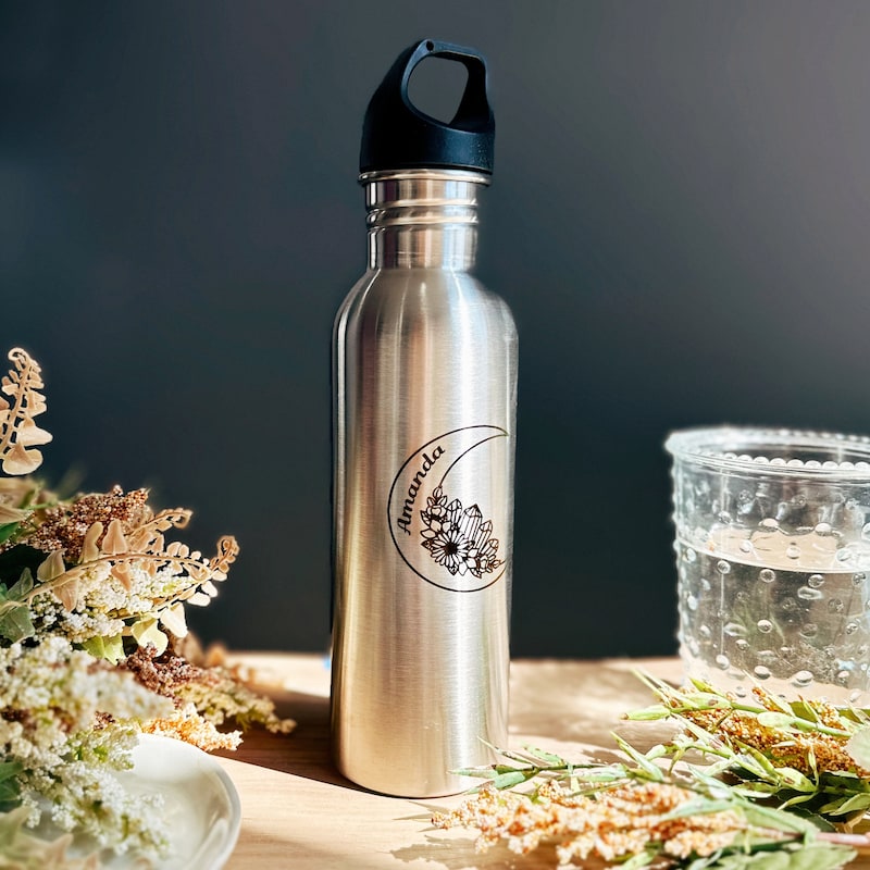 Personalized Stainless Steel Water Bottle - Etsy