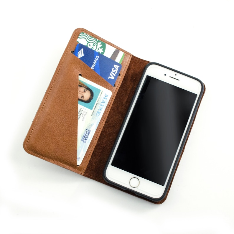 Personalized Wallet Leather Phone Case Leather Wallet Magnetic Case ...