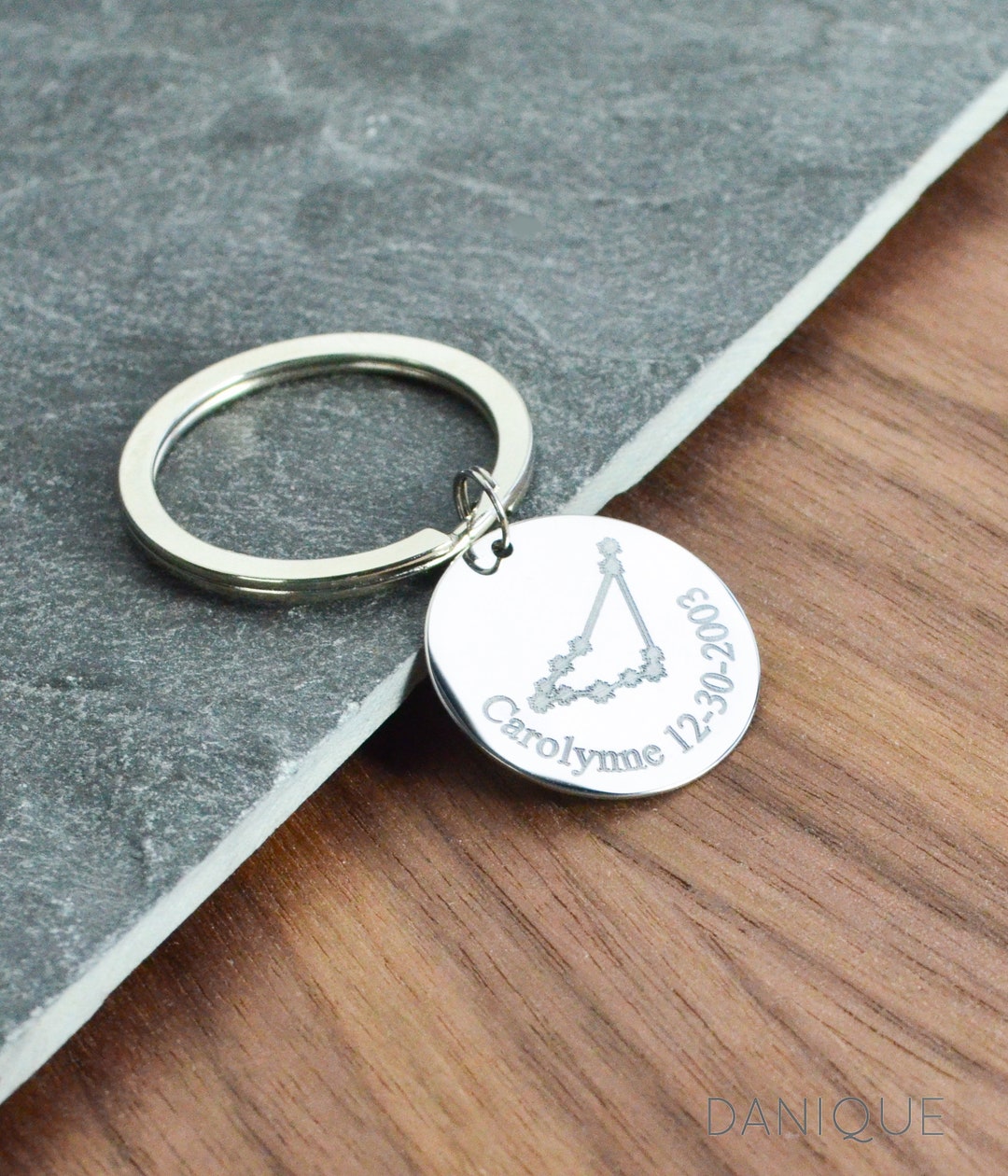 Constellation Key Chain, Zodiac Accessories, Astrology Zodiac Key Charm ...