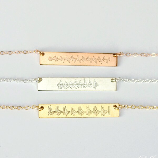 Heart Beat Necklace - Etsy