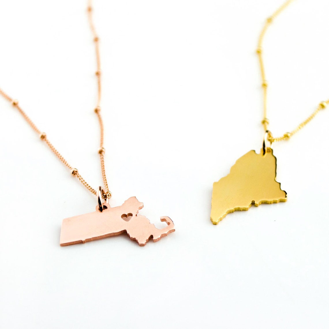 Personalized State Necklace, ANY City State Jewelry, Home State ...