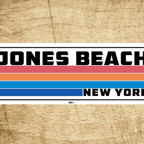 Jones Beach New York Sticker Decal Vinyl 3.75 X - Etsy