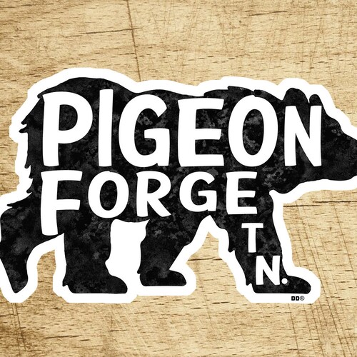 Pigeon Forge Tennessee Decal Sticker 3.8 X 2.4 - Etsy
