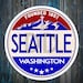 Seattle Washington Vinyl Sticker Decal 3" X 3" Pacific Northwest - Etsy