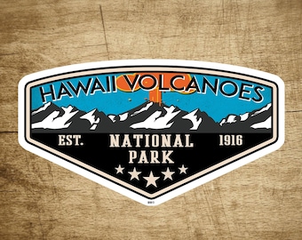 Hawaii Volcanoes National Park Vinyl Sticker - Etsy