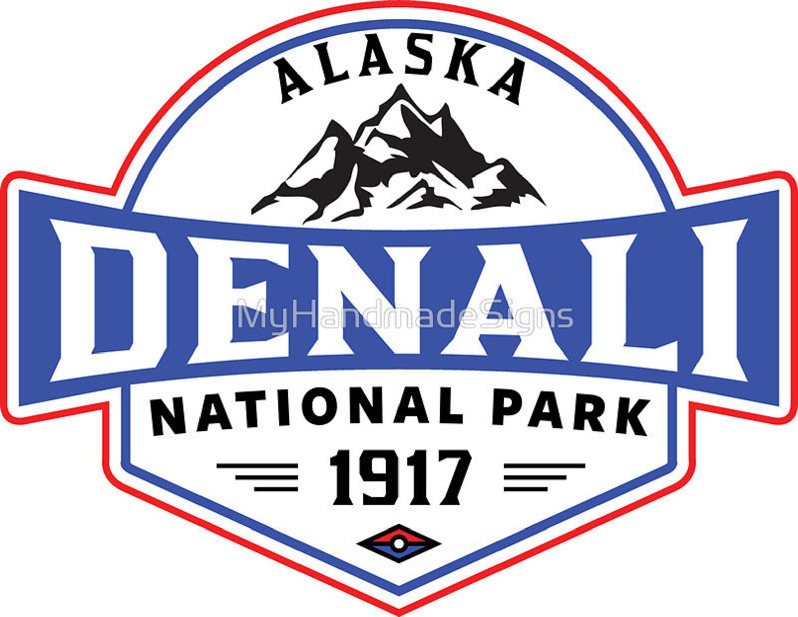 Denali National Park Vinyl Decal Sticker 3.9 X 3 - Etsy