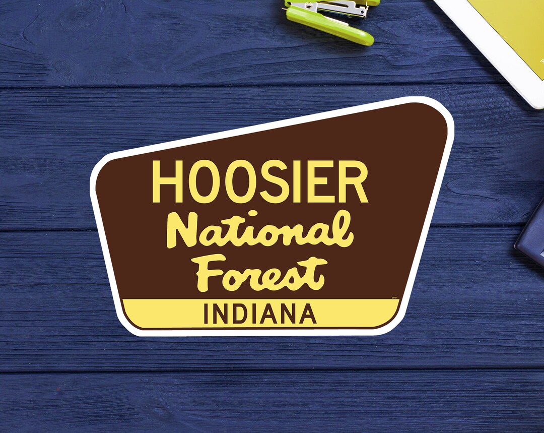 Hoosier National Forest Decal Sticker 3.75" X 2.5" Indiana Park Vinyl ...