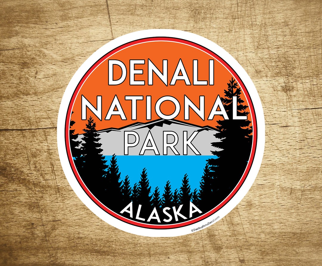 Denali National Park Vinyl Decal Sticker 3" Alaska - Etsy