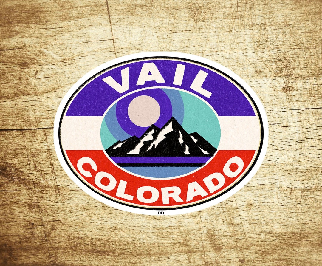Vail Colorado Aufkleber Aufkleber 3,75 "X 2,75" Ski fahren Vinyl Ski ...
