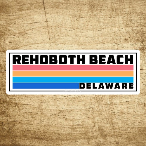 Rehoboth Beach Delaware Sticker Travel Decal 3.75 X - Etsy