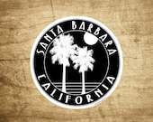 Santa Barbara California 3 Decal Sticker Surfing Pacific - Etsy