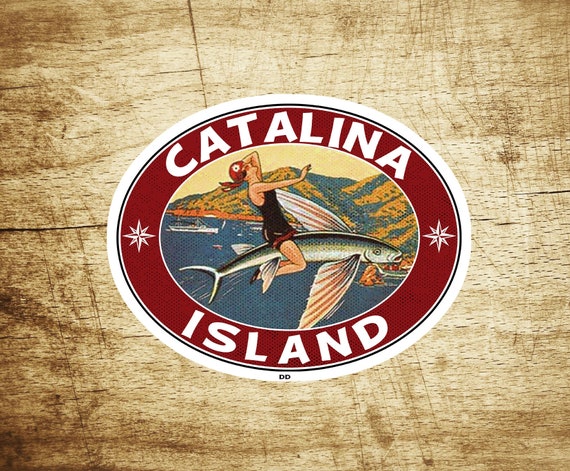 Catalina Island California Decal Sticker 3.5 X | Etsy
