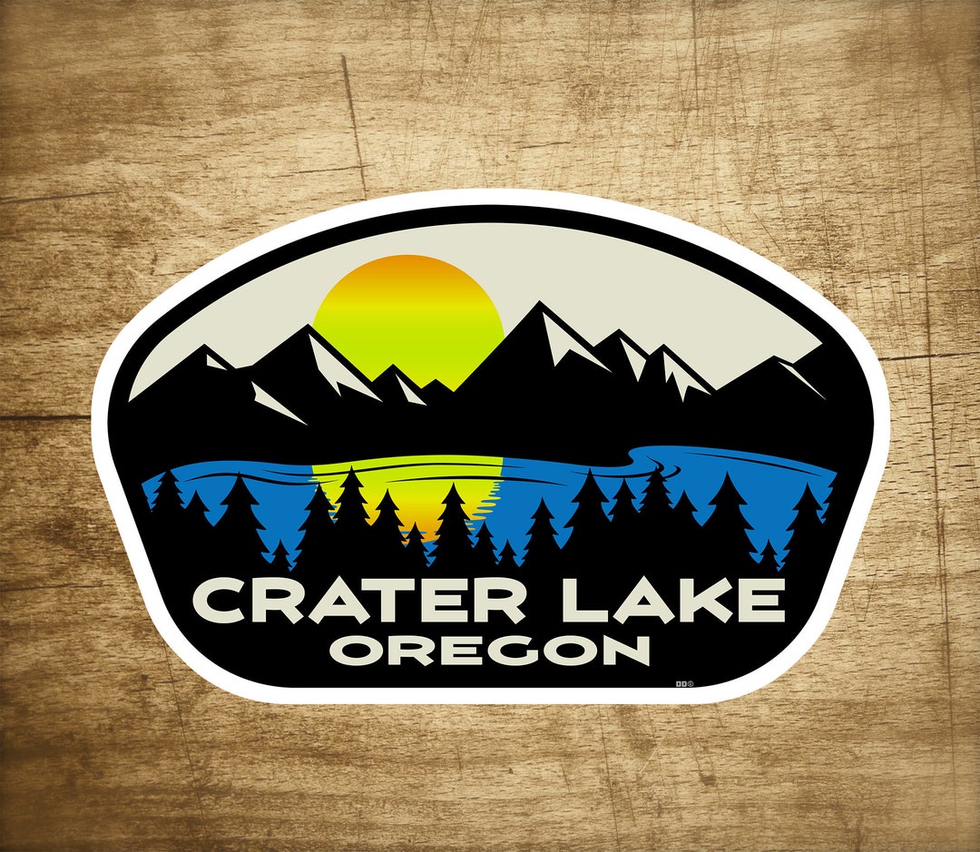 Crater Lake National Park Oregon Sticker Decal 3.75" X 2.5" Vinyl ...