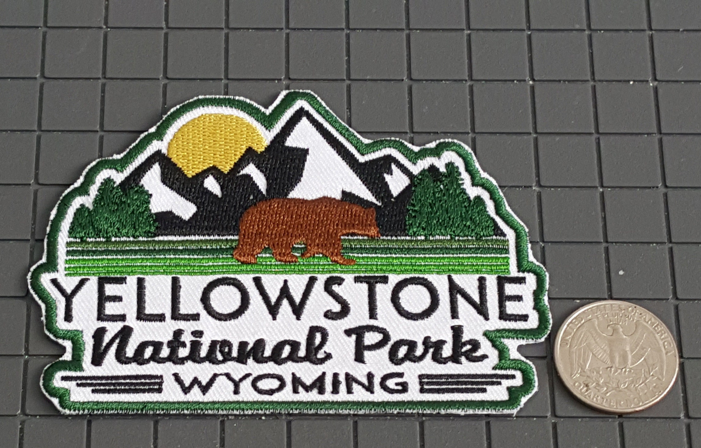 Yellowstone PATCH National Park Wyoming 4 Iron-on | Etsy