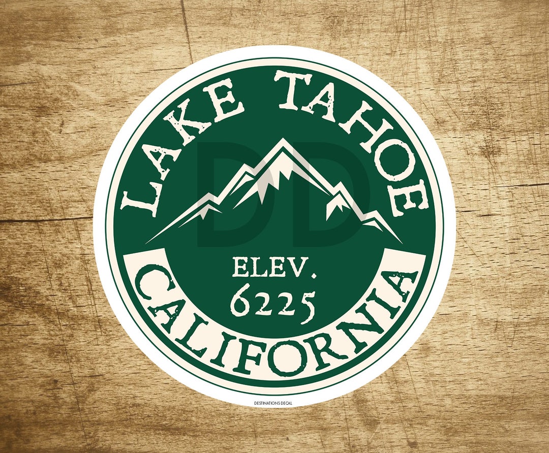 Lake Tahoe California Decal Sticker 3" X 3" Skiing Lakes Boating - Etsy