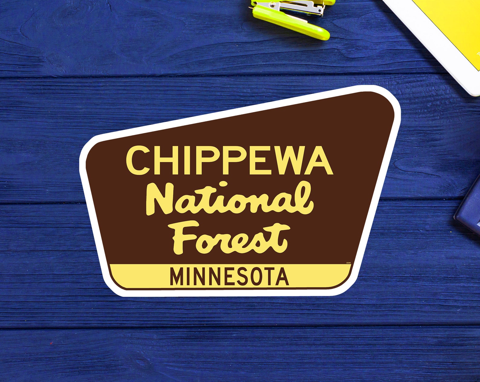 Chippewa National Forest Decal Sticker 3.75 X 2.5 - Etsy