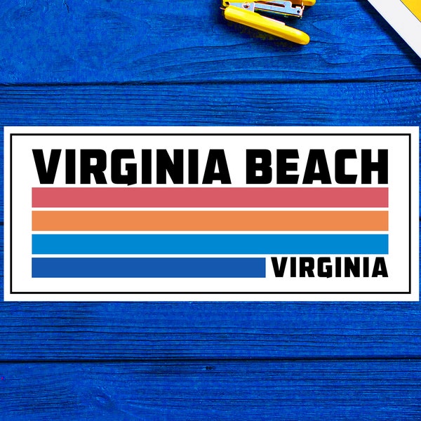 Virginia Beach Sticker - Etsy
