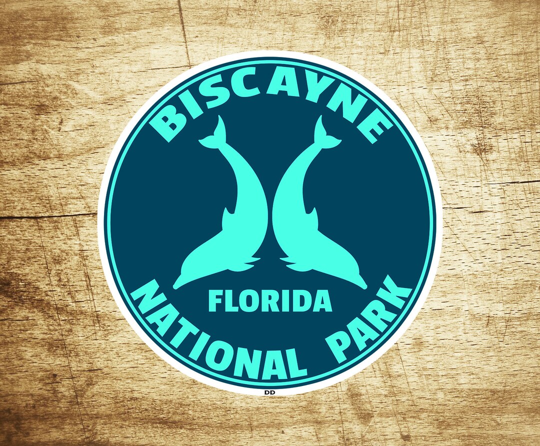 Biscayne Bay Florida National Park Decal Sticker 3" Vinyl Miami - Etsy