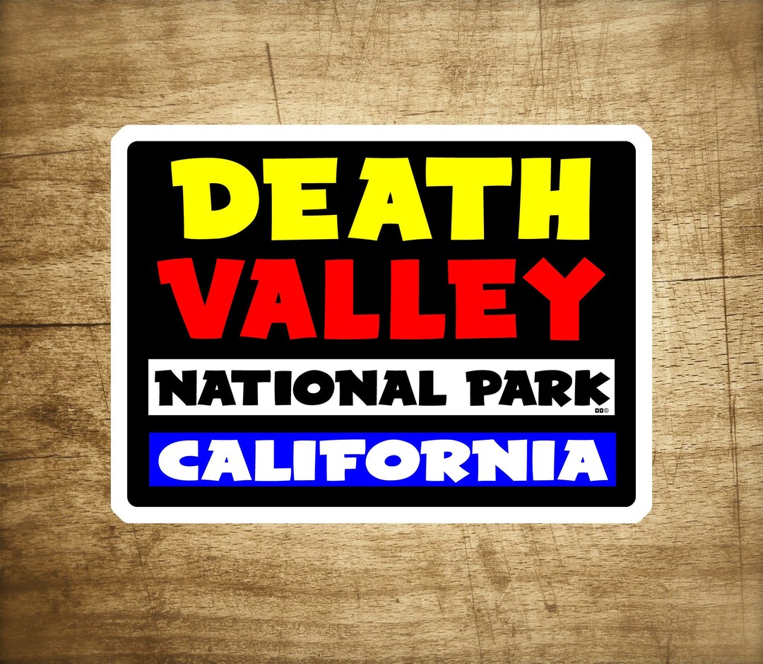 Death Valley National Park Decal Sticker 3.75" X 2.75" California Vinyl ...