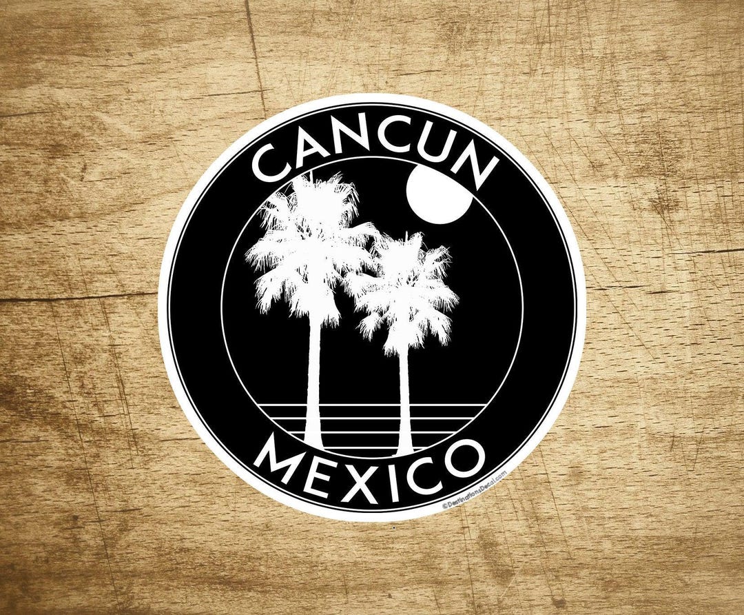 Cancun Mexico Sticker Decal 3" - Etsy