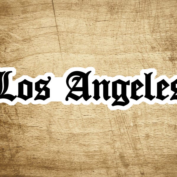 Los Angeles Sticker - Etsy