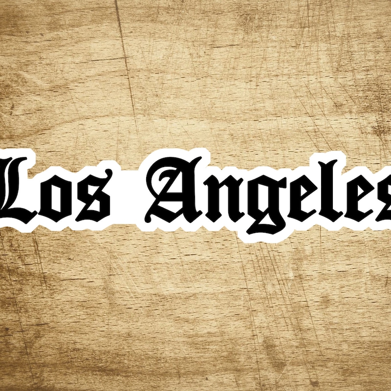 Small La Stickers - Etsy
