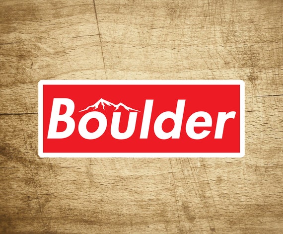 Boulder Colorado Decal Sticker 3.75 X 1.5 Hiking | Etsy