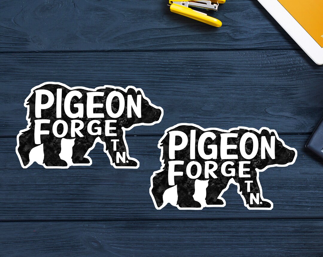 2 Pigeon Forge Tennessee Decal Sticker 3" Great Smoky Mountains Vinyl ...