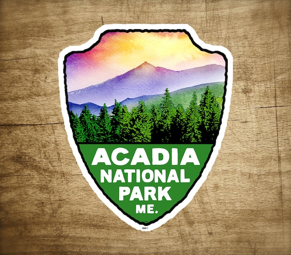 Acadia National Park Decal Sticker Vinyl 3.25 X - Etsy