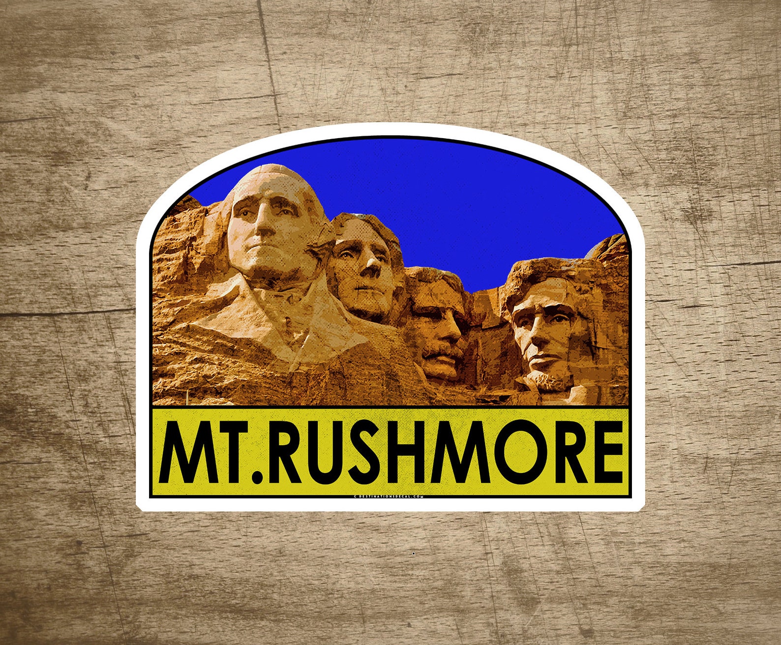 Mount Rushmore Decal Sticker 3 5/8" X 2 7/8" South Dakota - Etsy