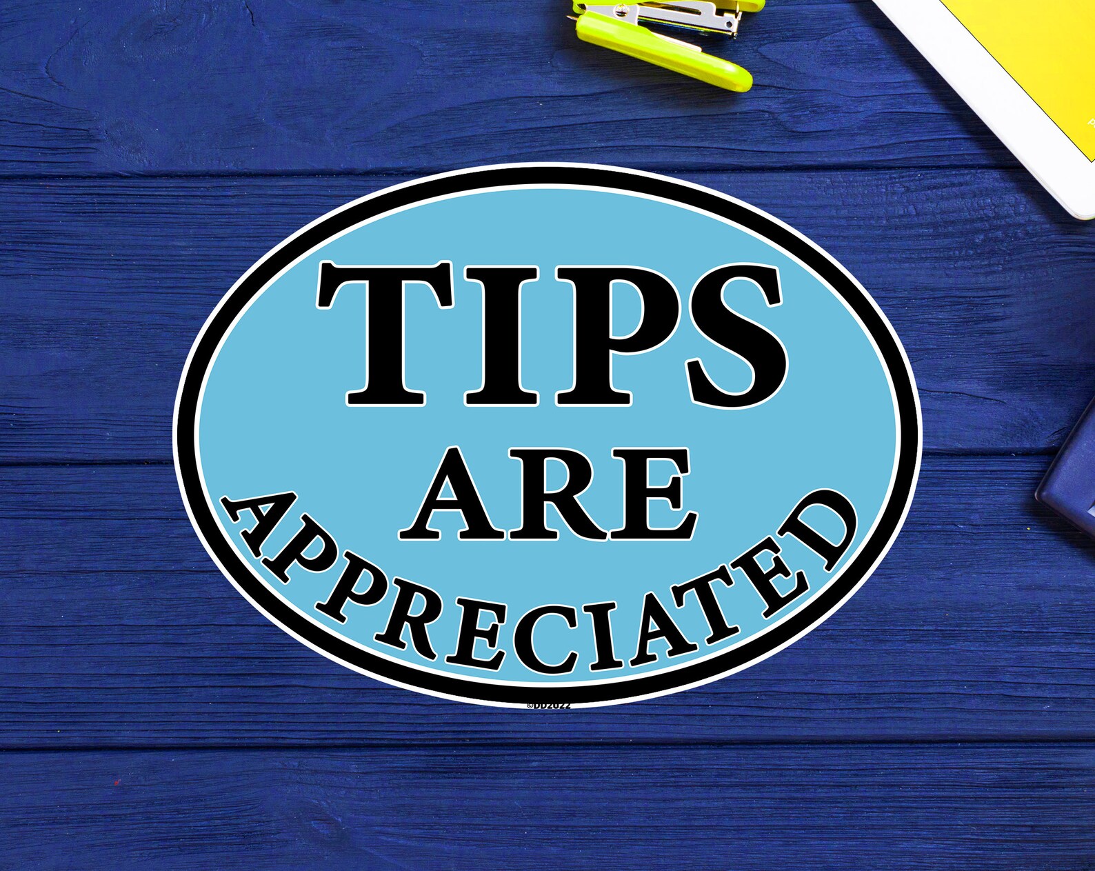 Tips Are Appreciated Sticker 5 Vinyl Decal Tip Bar - Etsy