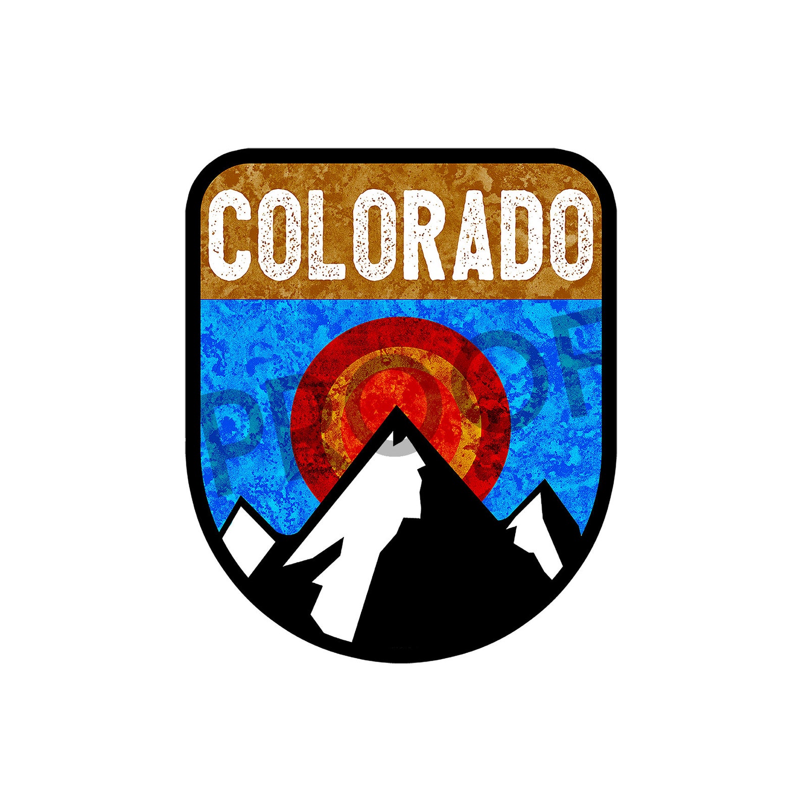 Colorado Mountains Outdoors Decal Sticker Vinyl Nature Skiing | Etsy