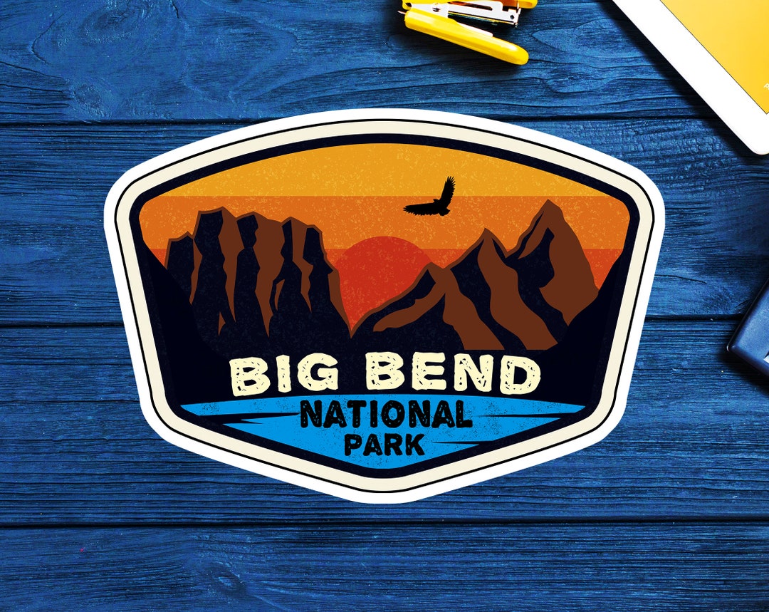 2x Big Bend National Park Texas Travel Sticker Decal 15" Wide Vinyl - Etsy