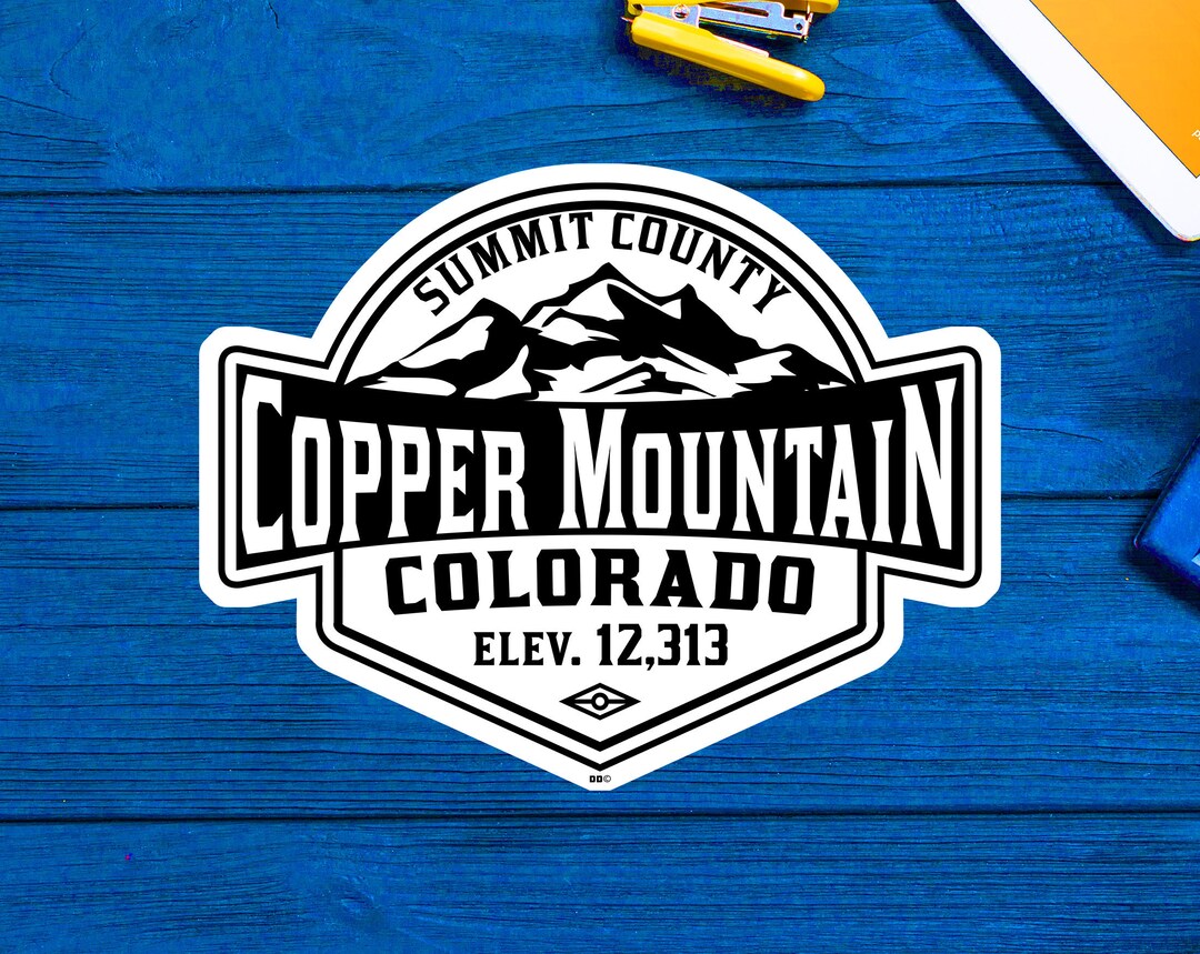 Sticker autocollant Ski Copper Mountain Colorado pour ordinateur ...