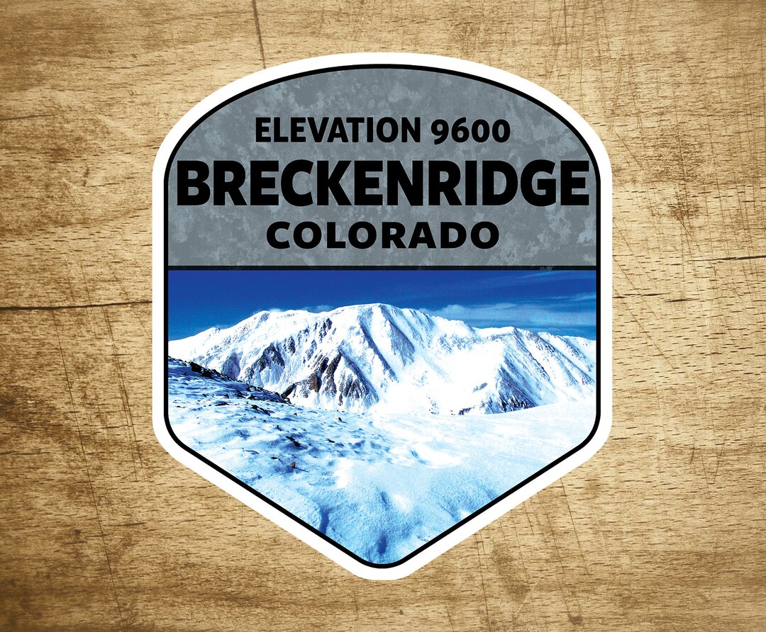 Ski Breckenridge Colorado Decal Sticker 2 3/4" X 3 1/4" Skiing ...
