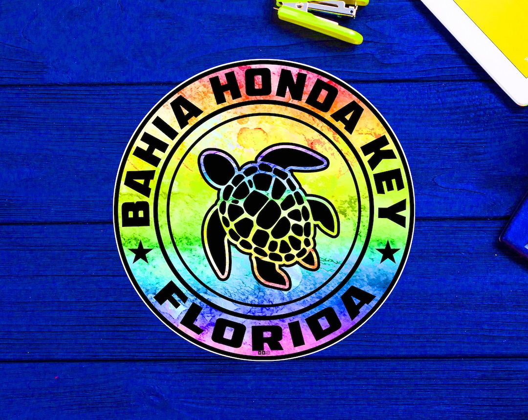 Bahia Honda Key Florida Beach Sticker Decal 3" Vinyl - Etsy