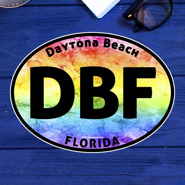 Daytona Beach Sticker - Etsy