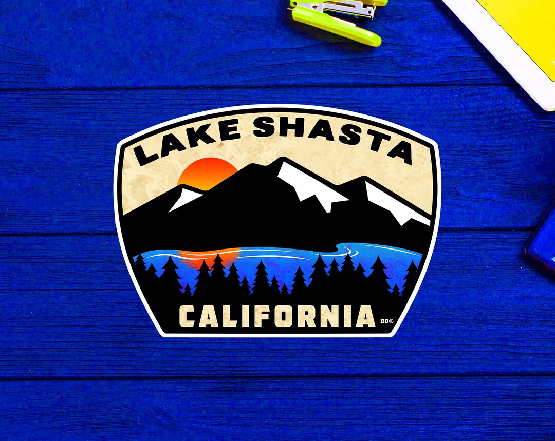 Lake Shasta 3.75" X 2.75" Sticker Decal California - Etsy