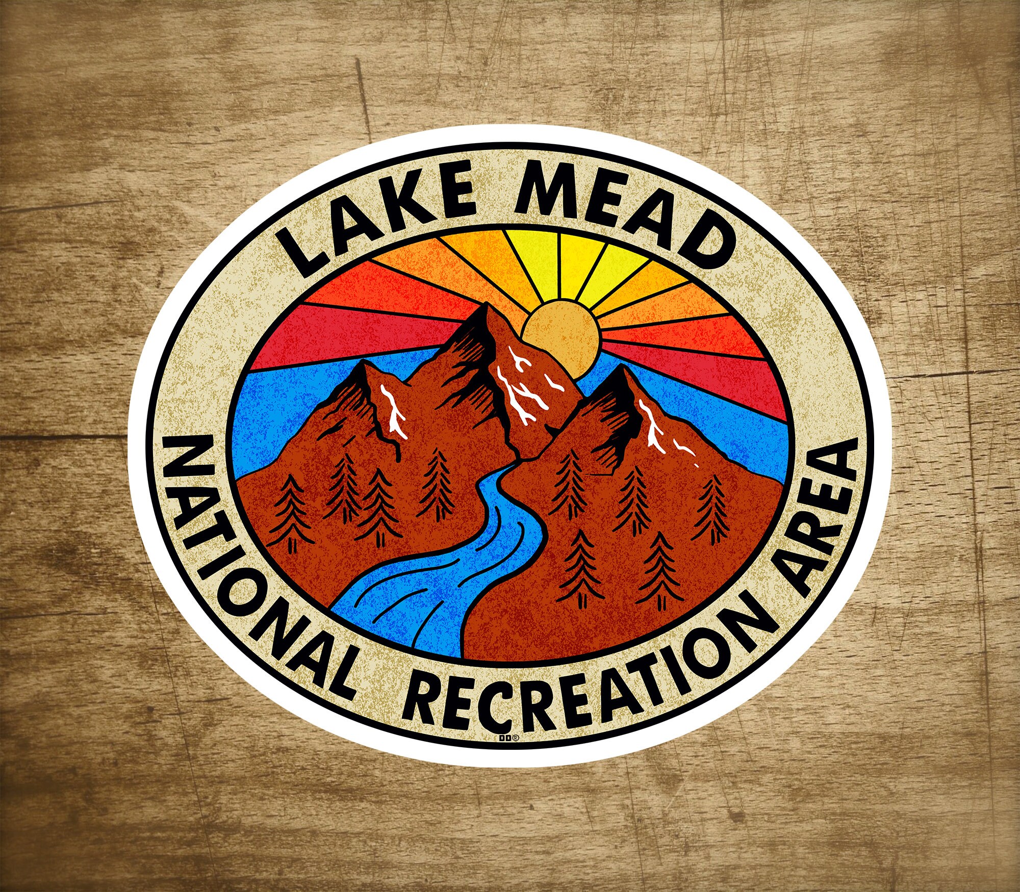 Lake Mead Nevada Decal Sticker 3.5 Skiing Lakes Boating | Etsy