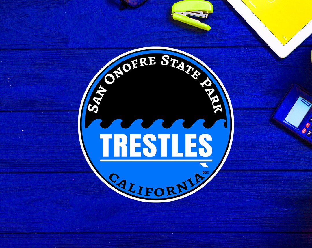 Trestles Surfing San Onofre State Park California Surf Sticker 3" - Etsy