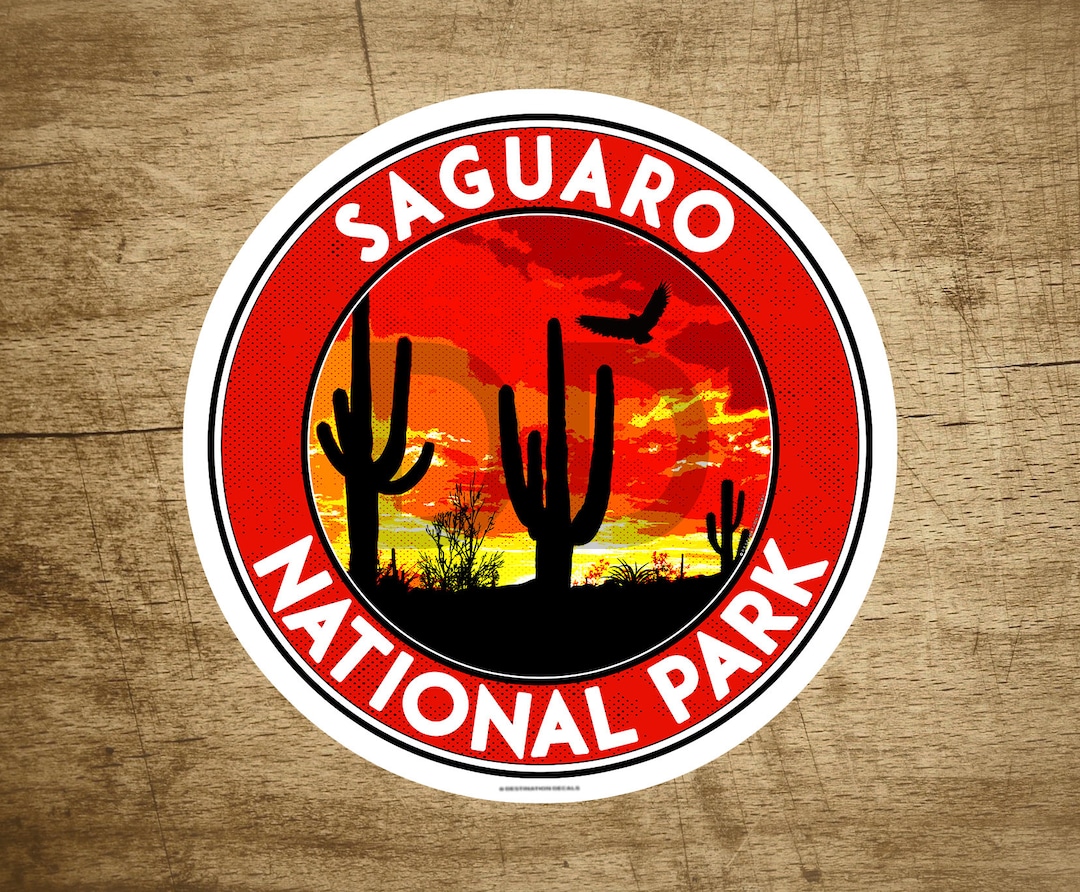 Saguaro National Park Vinyl Decal Sticker 3" X 3" Arizona Cactus - Etsy