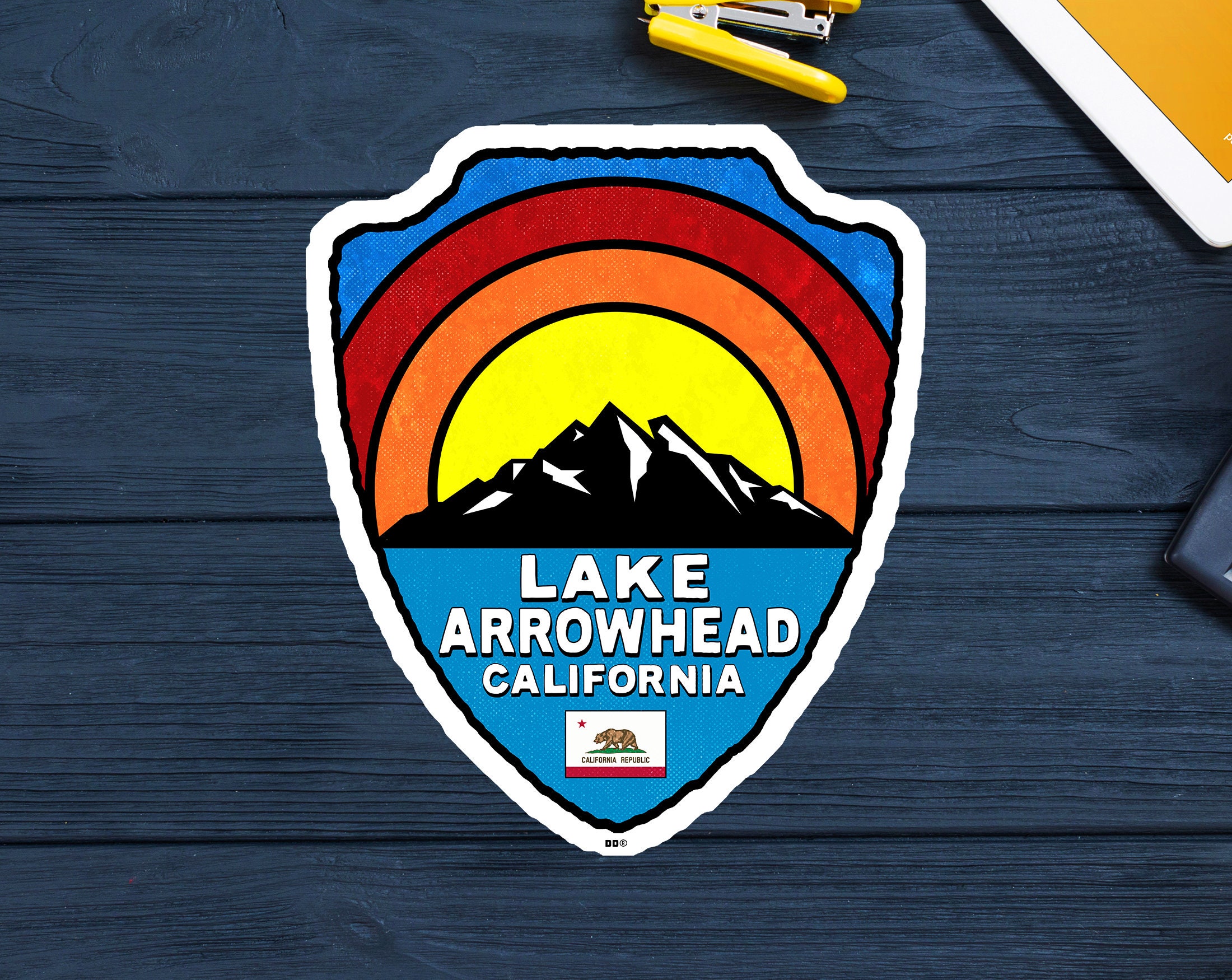 Arrowhead Lake Vinyl Decal Sticker California 2.75" X 3.25" - Etsy Canada