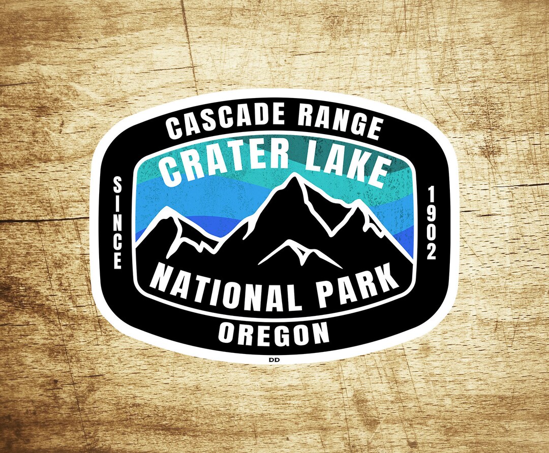 Crater Lake National Park Oregon Sticker Decal 3.75" X 2 75" Vinyl ...