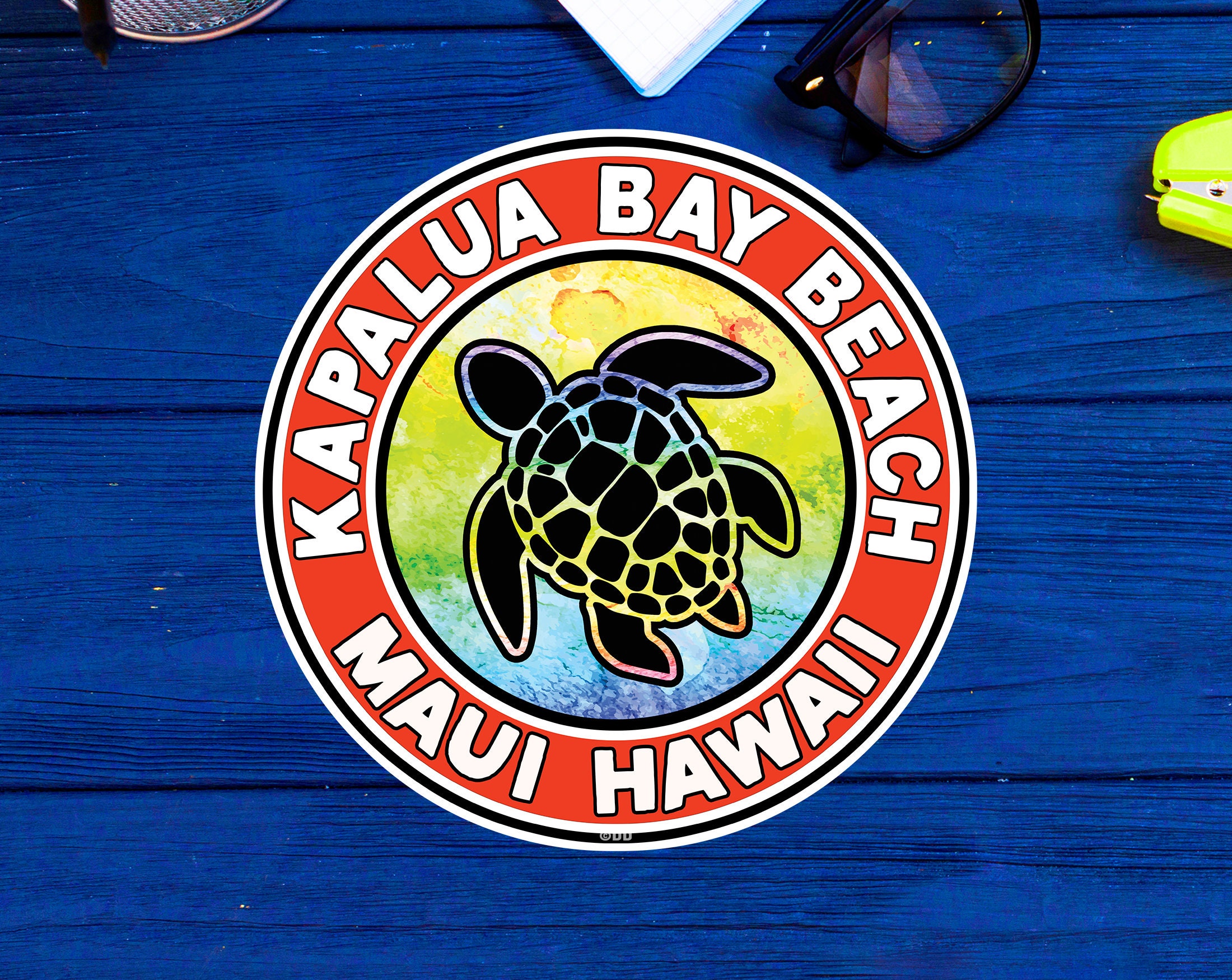 Kapalua Bay Beach Maui Sticker Decal 3 to 5 Vinyl Made in USA NEW - Etsy