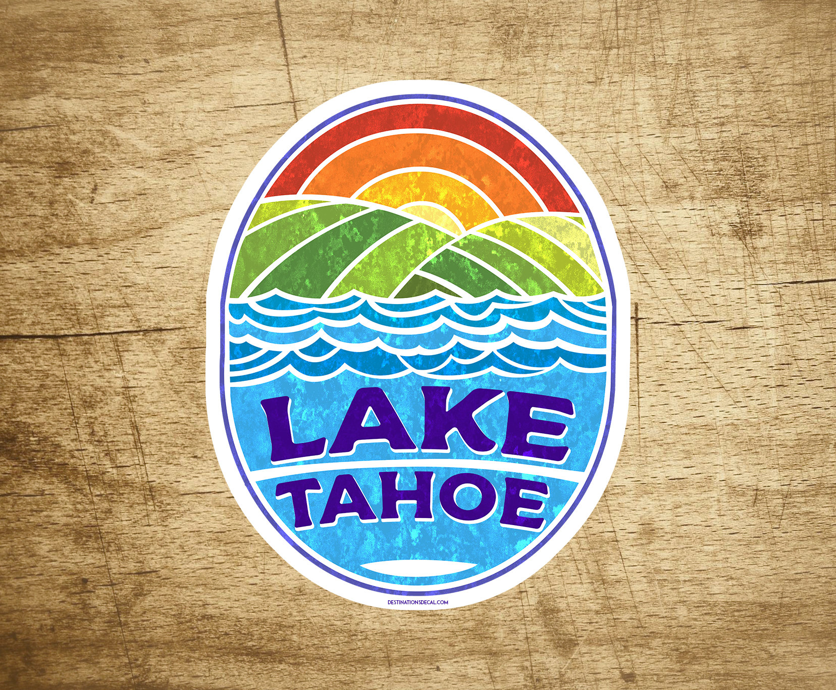 Lake Tahoe California Decal Sticker 3.5" X 2.85" Vinyl Indoor Outdoor ...