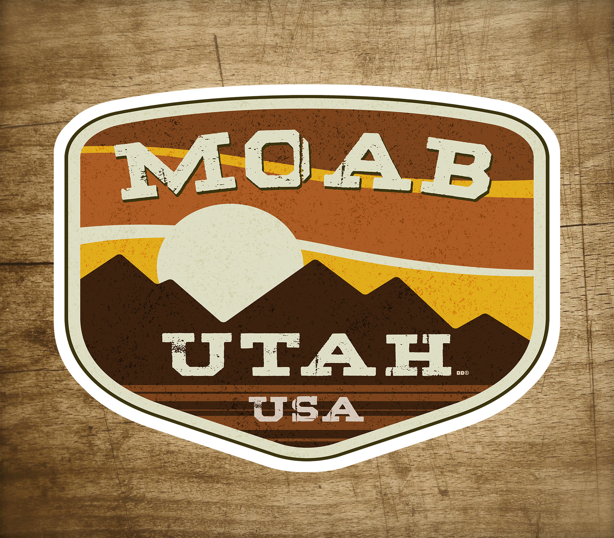 Moab Utah Decal Sticker 3.75 X 2.75 ATV 4x4 Off | Etsy