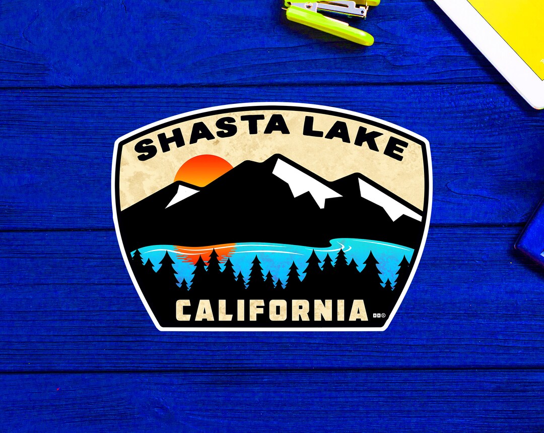 Shasta Lake 3.75" X 2.75" Sticker Decal California - Etsy